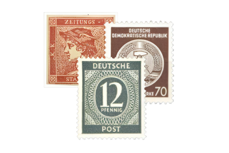 Schwarze Einser Briefmarke - Bayern 1849